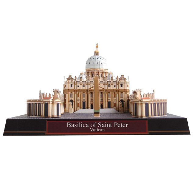 Vatican Saint Peter Basilica 3D Scale Model