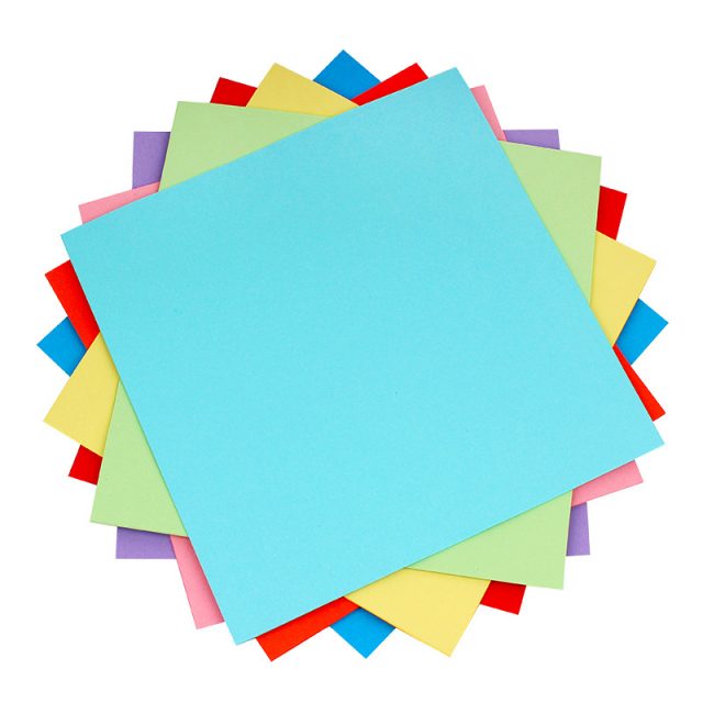 Colorful Double-Sided Folding Square Craft Paper